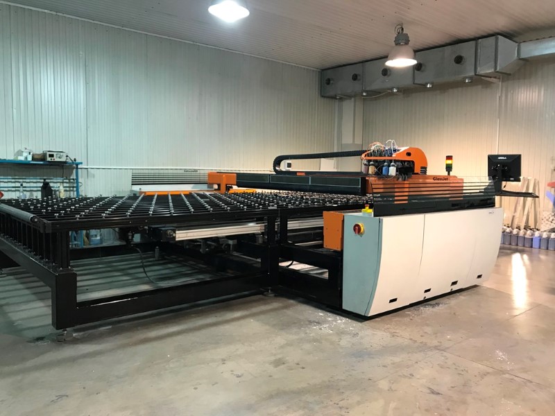 Used DIP-TECH GLASSJET DIGITAL PRINTER for sale