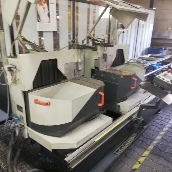 Used ELUMATEC DG 104 AUTOMATIC DOUBLE END MITER SAW for sale